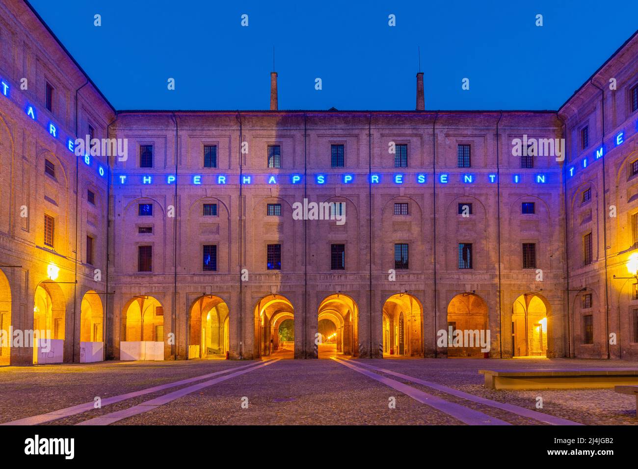 Sunrise over Palazzo della Pilotta in Parma, Italy Stock Photo - Alamy