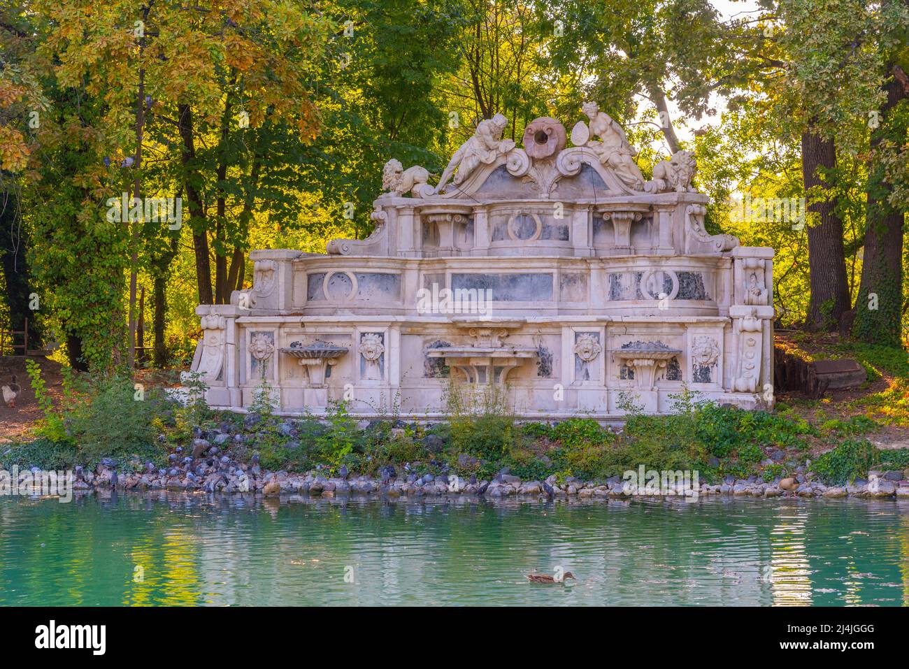 Fontana del Trianon at Parco Ducale in Parma, Italy Stock Photo - Alamy