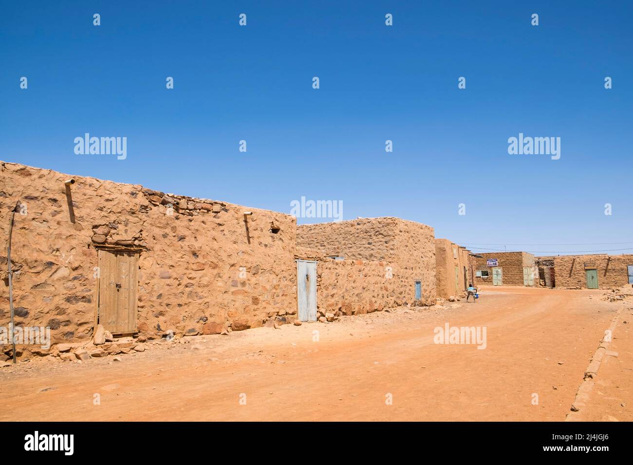 Mauritania, Ouadane, World Heritage village Stock Photo - Alamy