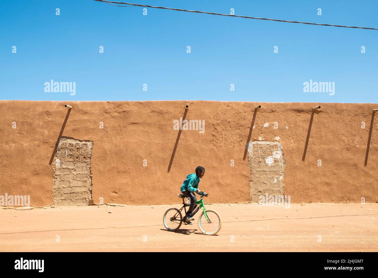 Mauritania, Ouadane, World Heritage village Stock Photo - Alamy