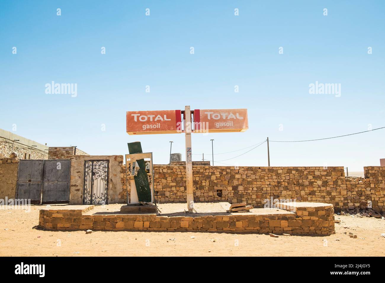 Mauritania, Ouadane, World Heritage village Stock Photo - Alamy
