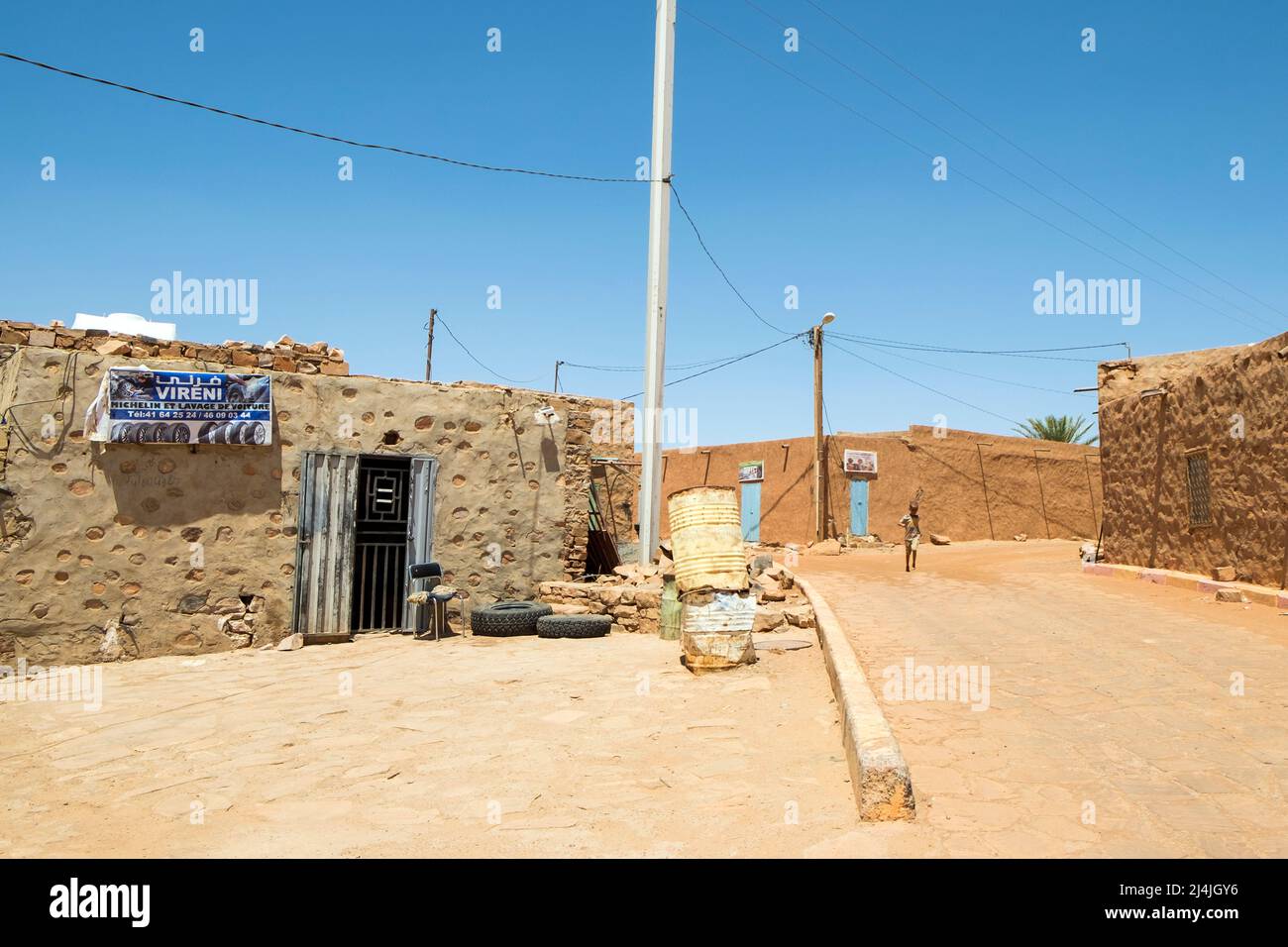 Mauritania, Ouadane, World Heritage village Stock Photo - Alamy