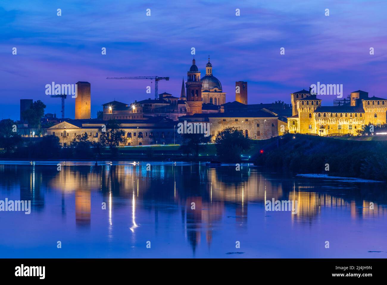 Mantua italy unesco sunset hi-res stock photography and images - Alamy