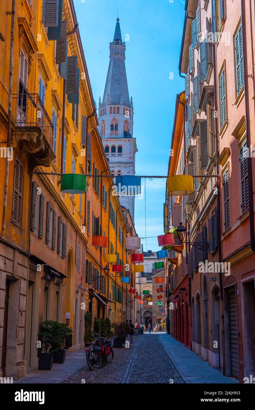 Historical building in Italian town Modena Stock Photo - Alamy