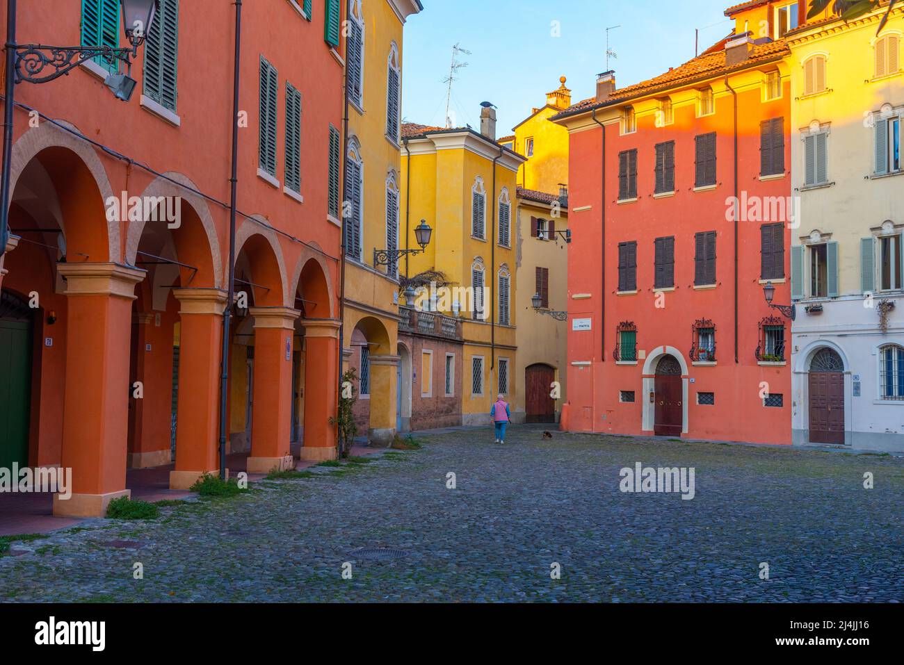 Historical building in Italian town Modena Stock Photo - Alamy