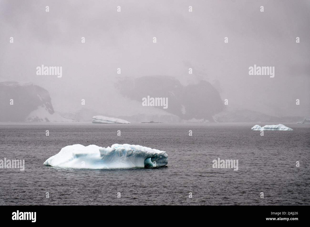Antarctica - Coastline of Antarctica With Ice Formations - Antarctic ...