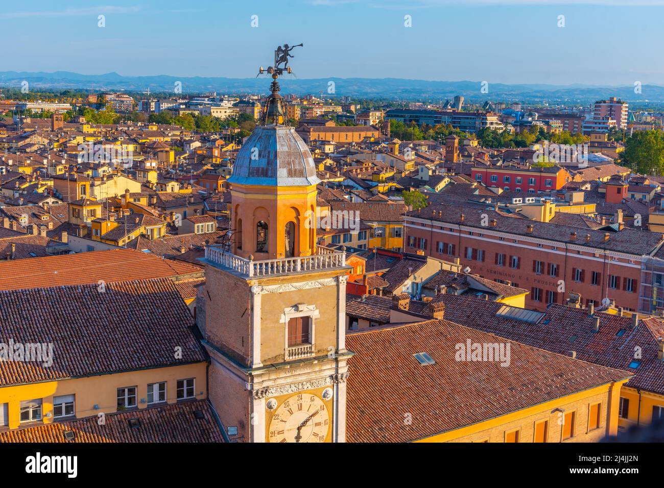 Aerial view of Palazzo Comunale in Italian town Modena Stock Photo - Alamy
