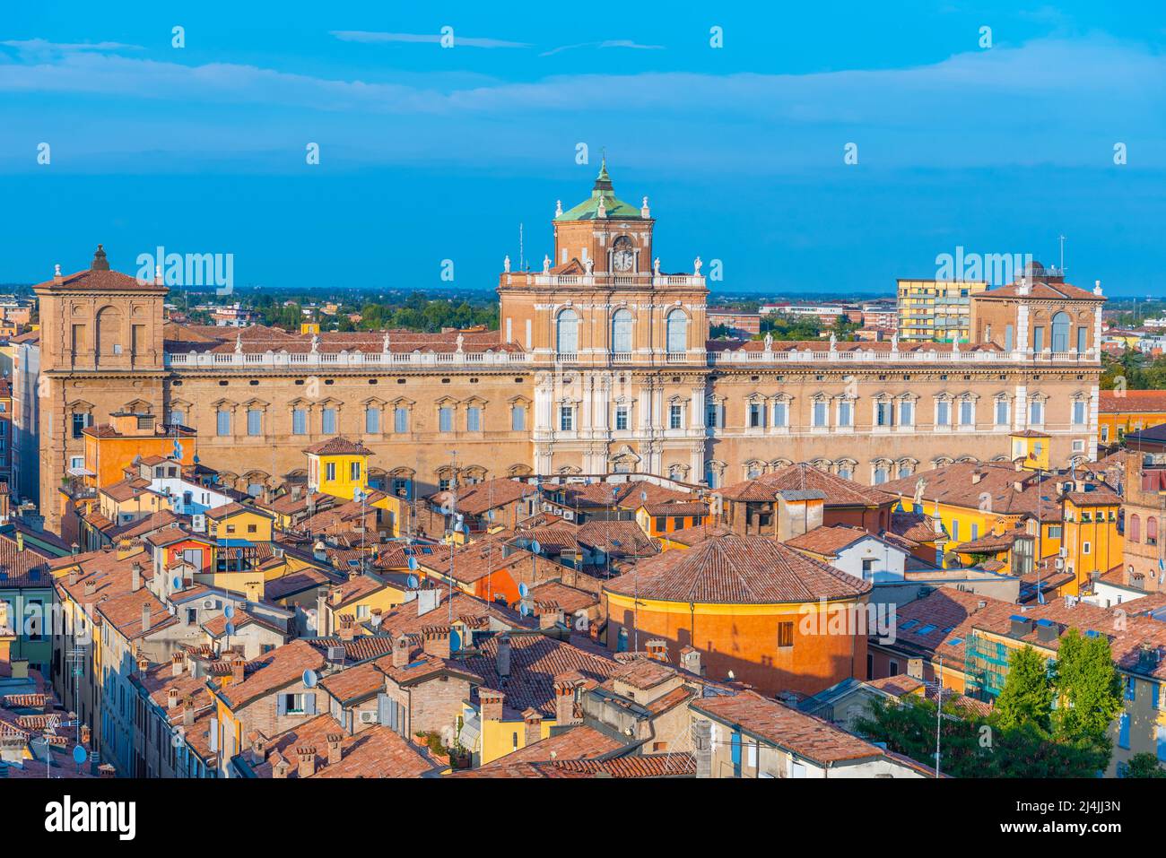 Aerial view of Palazzo Ducale in Italian town Modena Stock Photo - Alamy