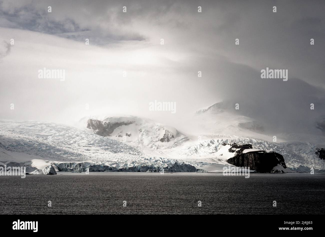 Antarctica - Coastline of Antarctica With Ice Formations - Antarctic ...