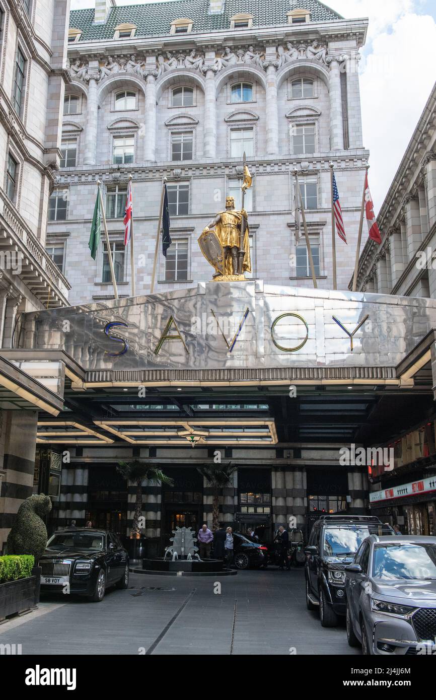Savoy Hotel London Stock Photo - Alamy