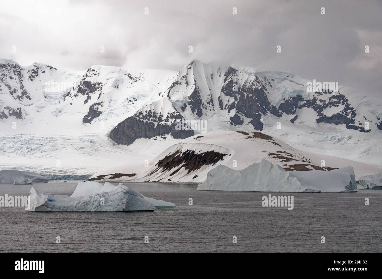 Antarctica - Coastline of Antarctica With Ice Formations - Antarctic ...