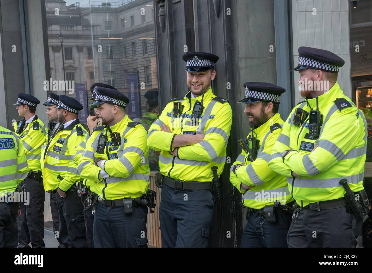 Police Group London Stock Photo - Alamy