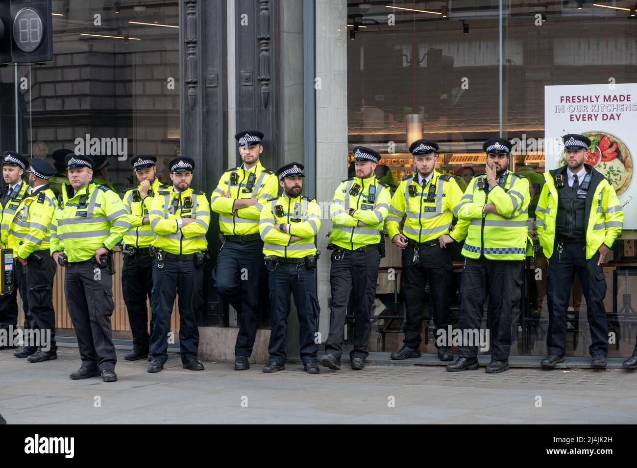 Police Group London Stock Photo - Alamy