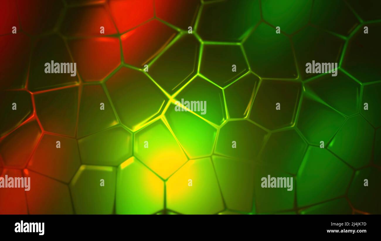 Colorful background with moving mosaic bubbles. Motion. Mosaic ...
