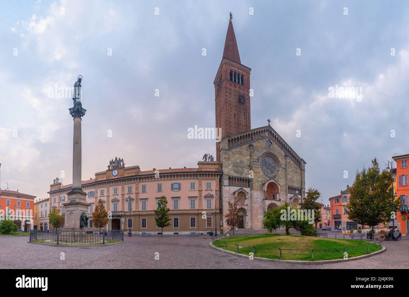 Cathedral of Santa Maria Assunta and Santa Giustina in Piacenza, Italy ...