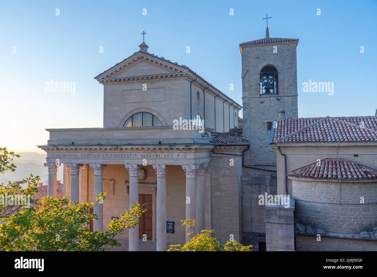 Basilica di San Marino. Catholic church of the Republic of San Marino ...