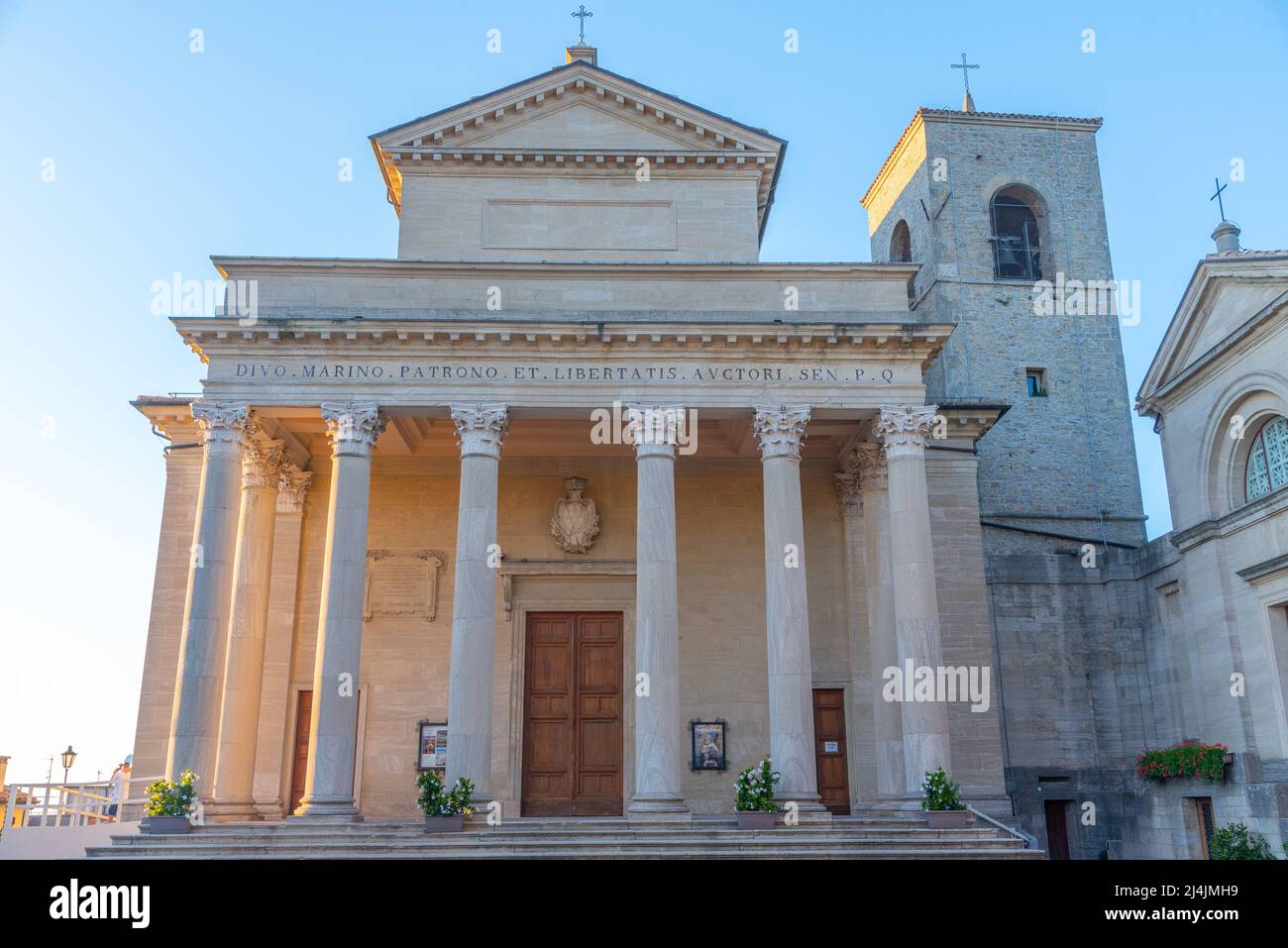Basilica di San Marino. Catholic church of the Republic of San Marino ...