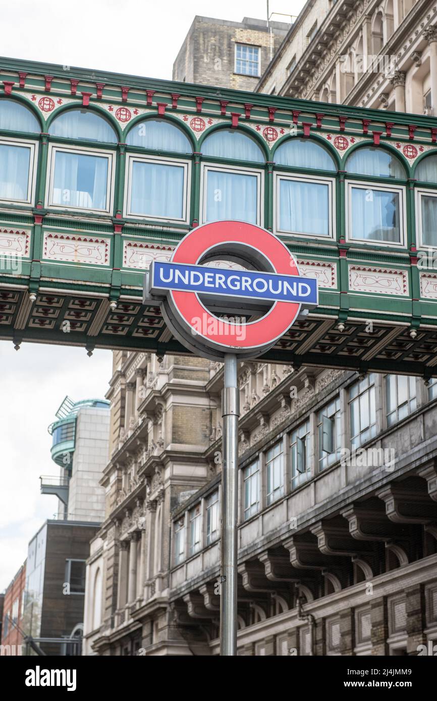 London Underground Sign Stock Photo - Alamy