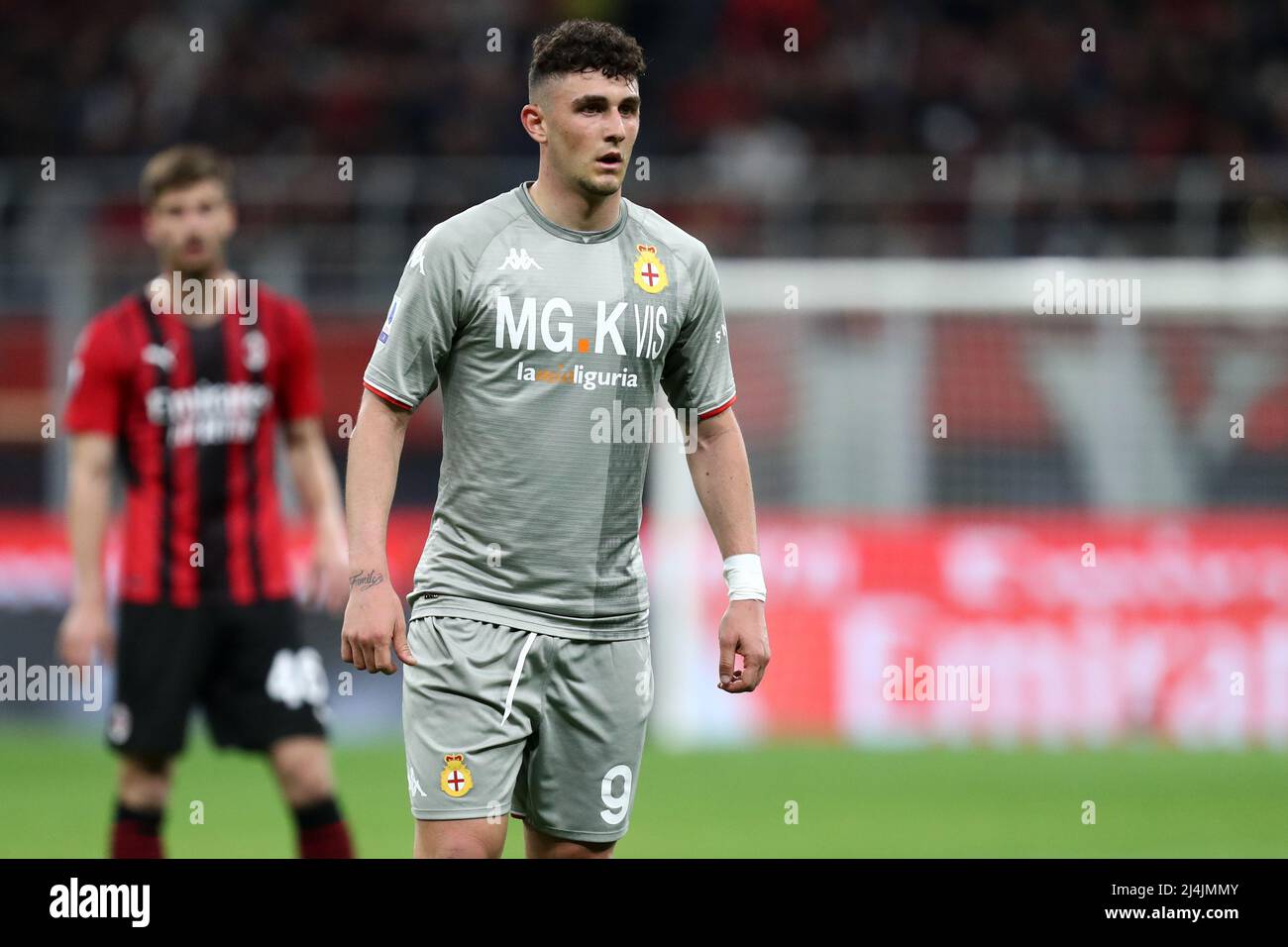 Milano, Italy. 15th Apr, 2022. Roberto Piccoli of Genoa Cfc looks on ...