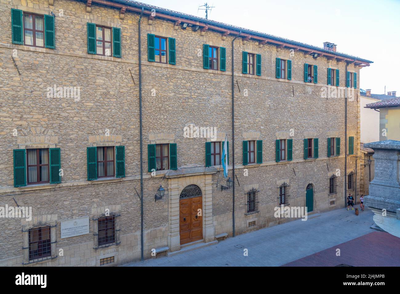Palazzo Begni in Citta di San Marino Stock Photo - Alamy