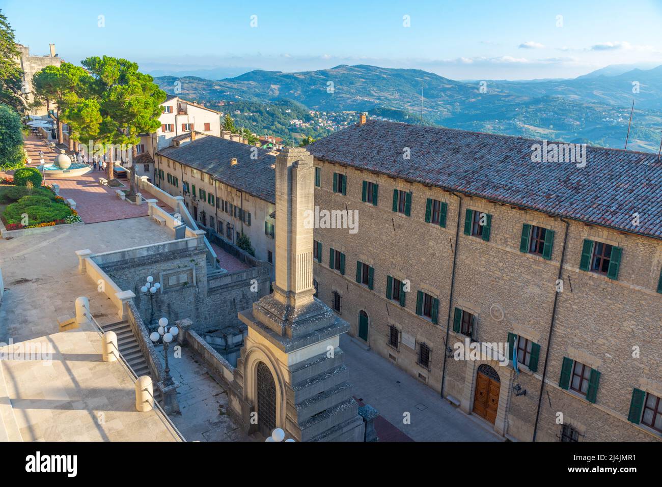 Palazzo Begni in Citta di San Marino Stock Photo - Alamy