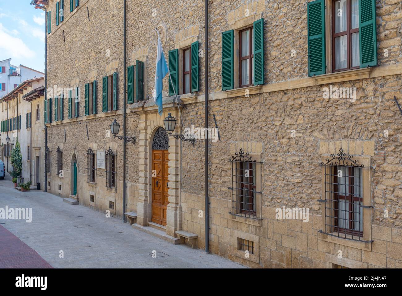 Palazzo Begni in Citta di San Marino Stock Photo - Alamy