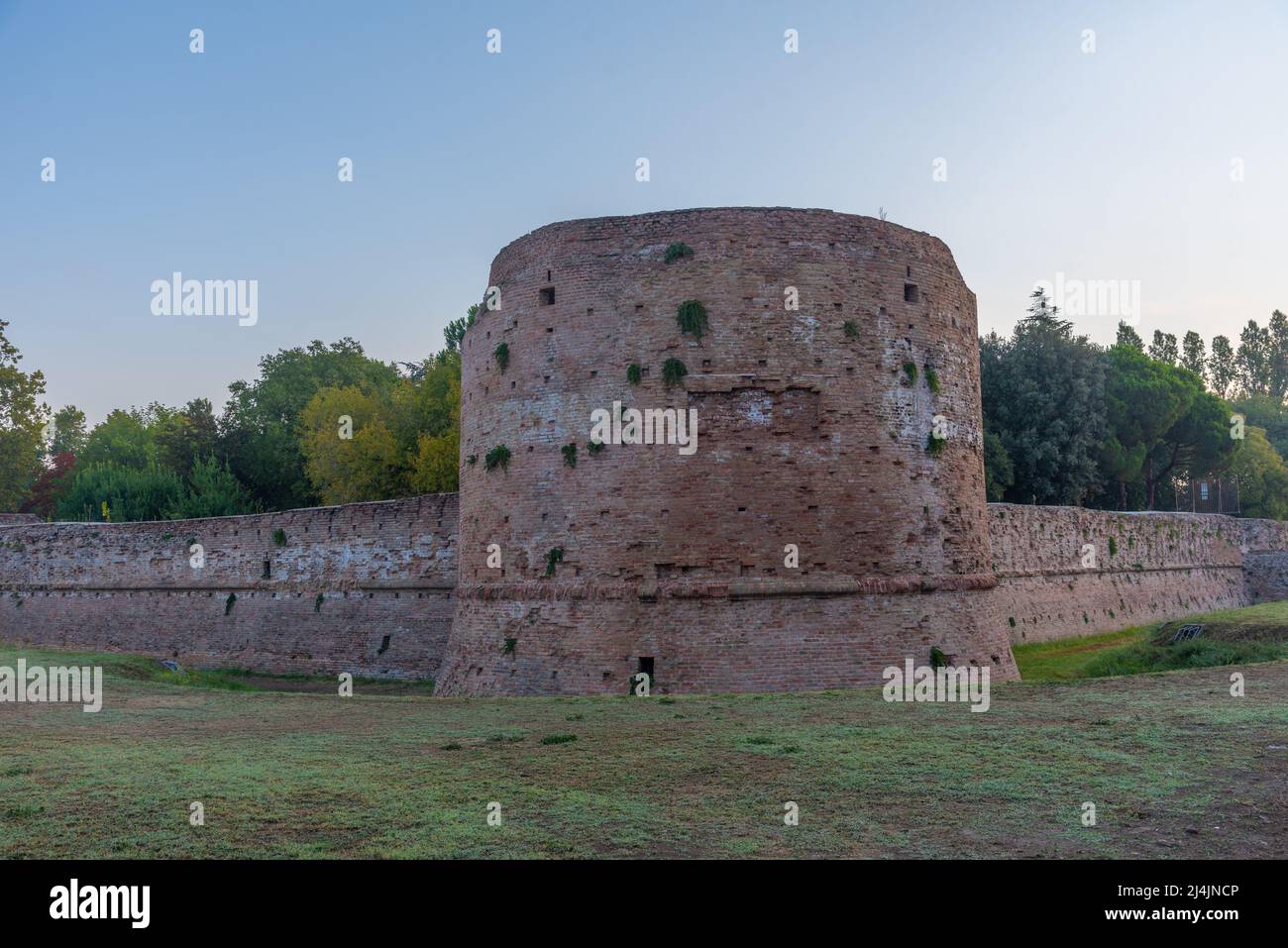 Castle in Italian town Ravenna Stock Photo - Alamy