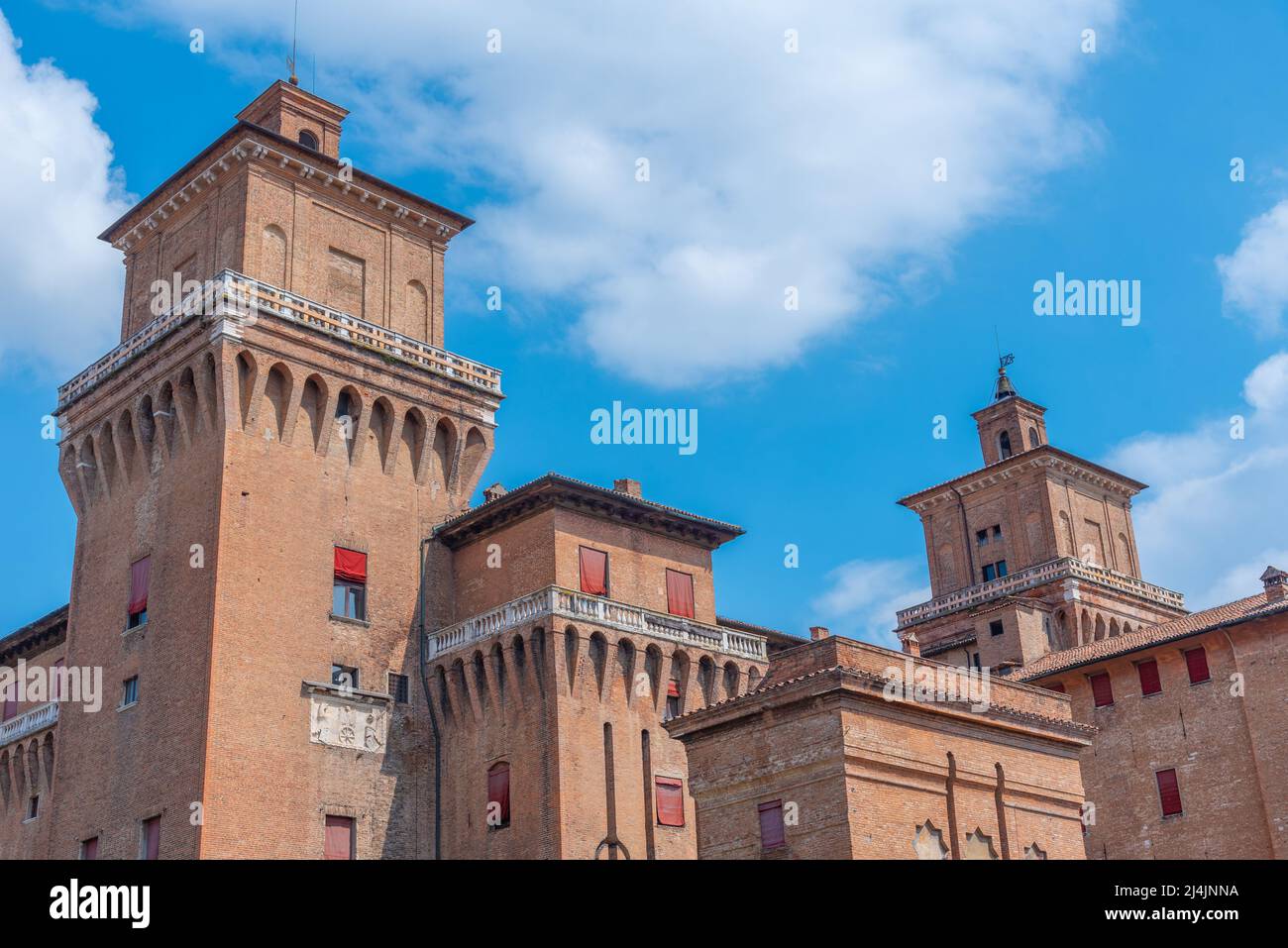 Castello Estense in the Italian town Ferrara Stock Photo - Alamy
