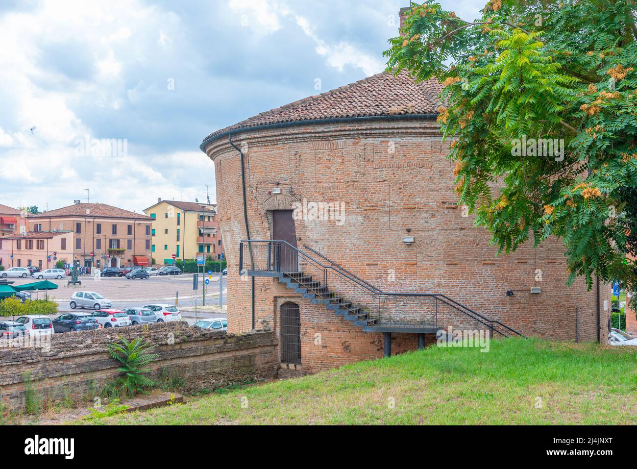 Old city walls of Italian town Ferrara Stock Photo - Alamy