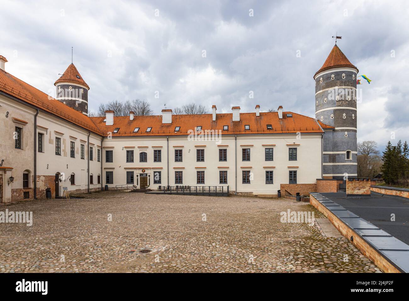 Medieval brick castle and tower of Panemune, Lithuania Stock Photo - Alamy