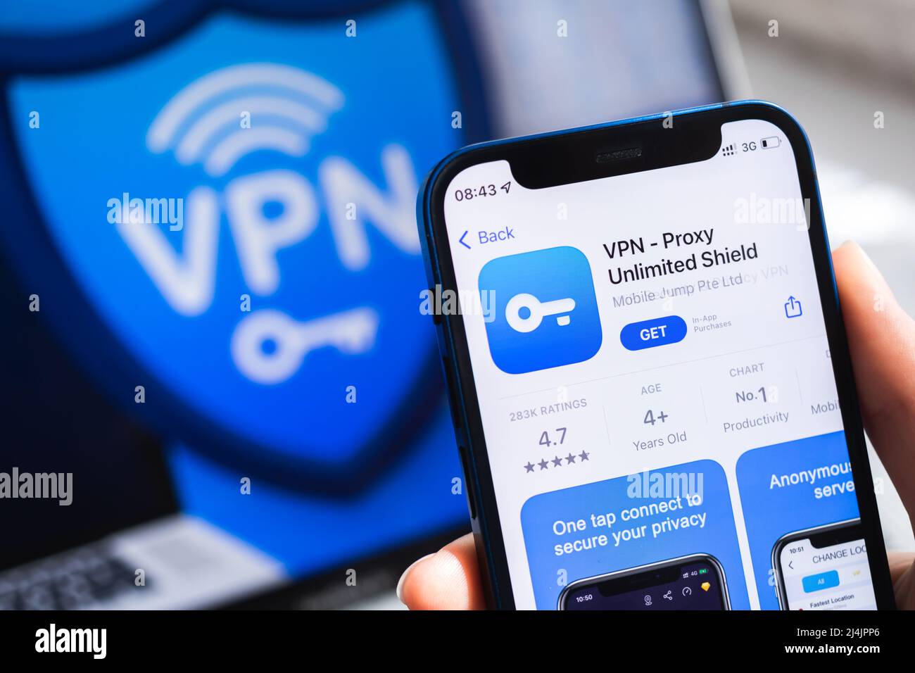 Vpn proxy unlimited shield hi-res stock photography and images - Alamy