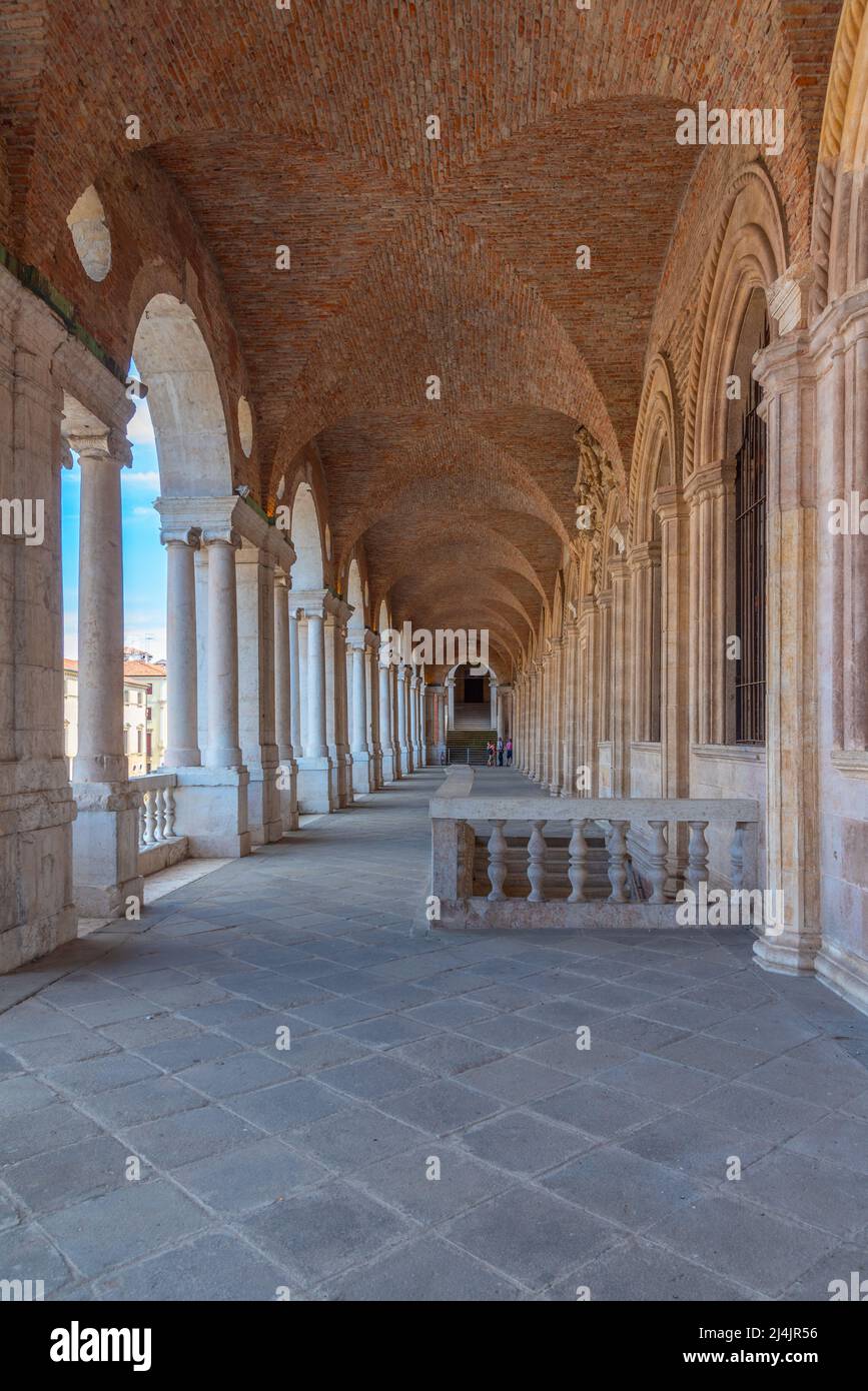 Arcade of the Basilica Palladiana in Italian town Vicenza Stock Photo ...