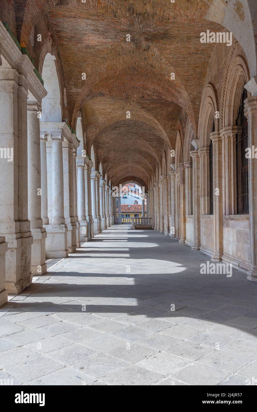 Arcade of the Basilica Palladiana in Italian town Vicenza Stock Photo ...