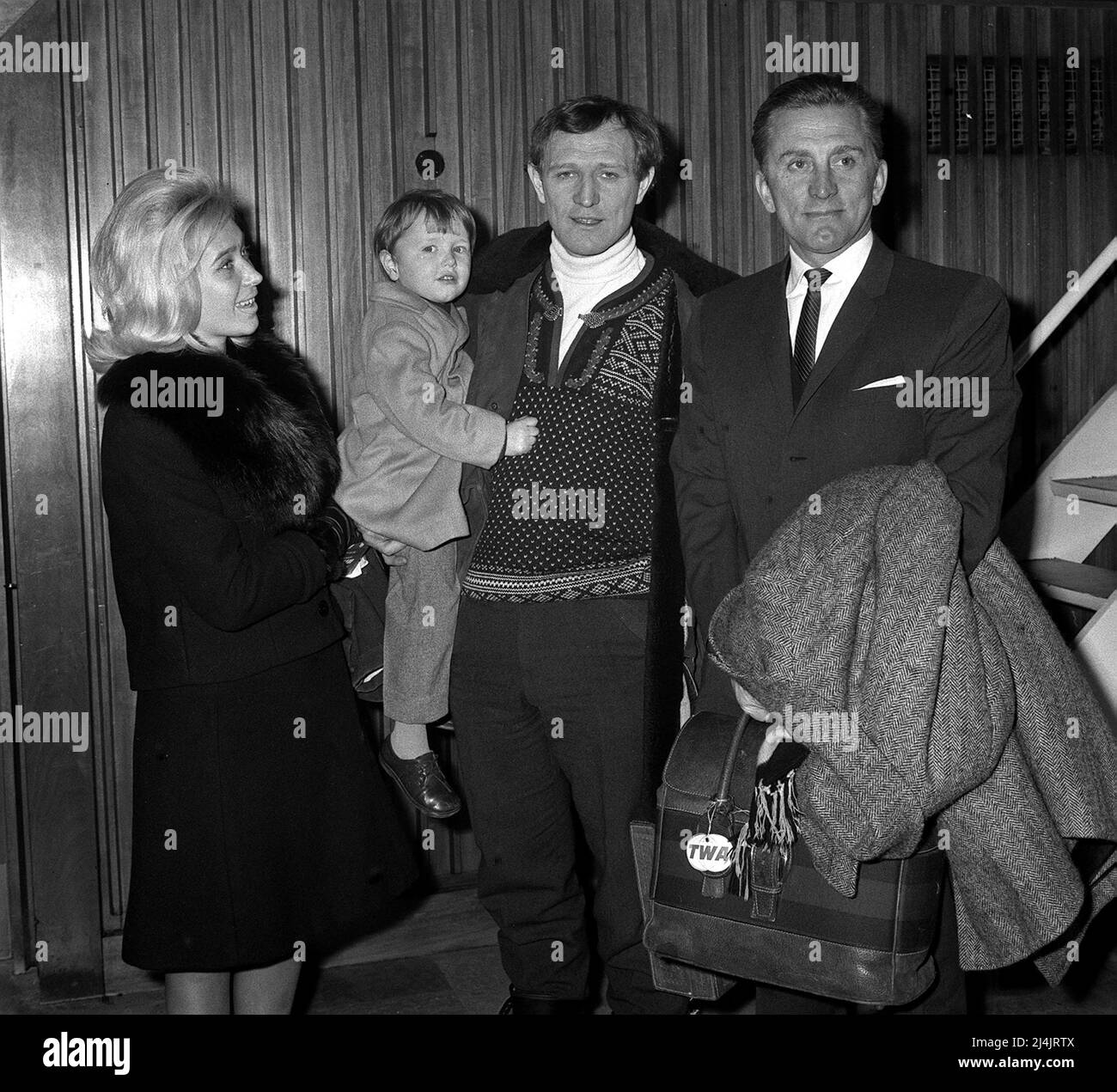 File photo dated 23/02/95 of Irish actor Richard Harris, wife Elizabeth ...