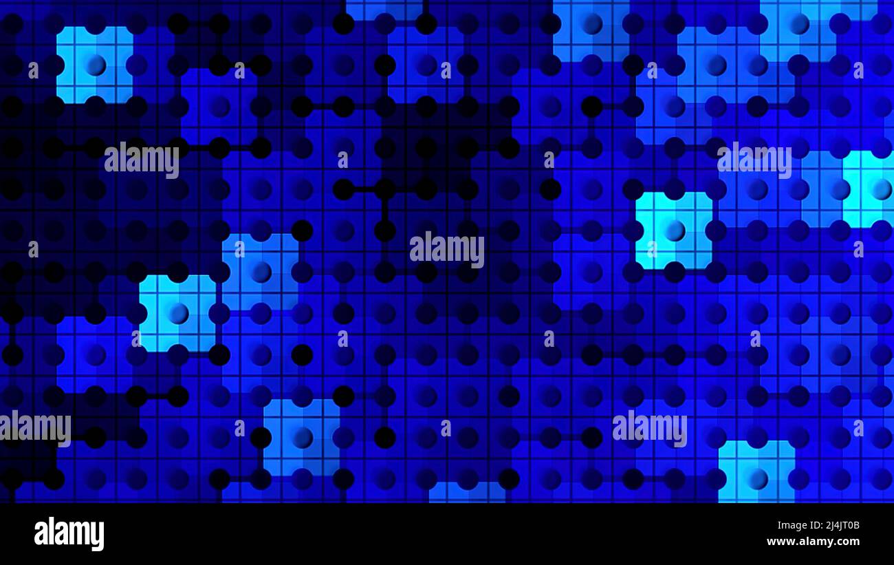 Blue abstract background tiles texture party techno hi-res stock photography and images - Alamy