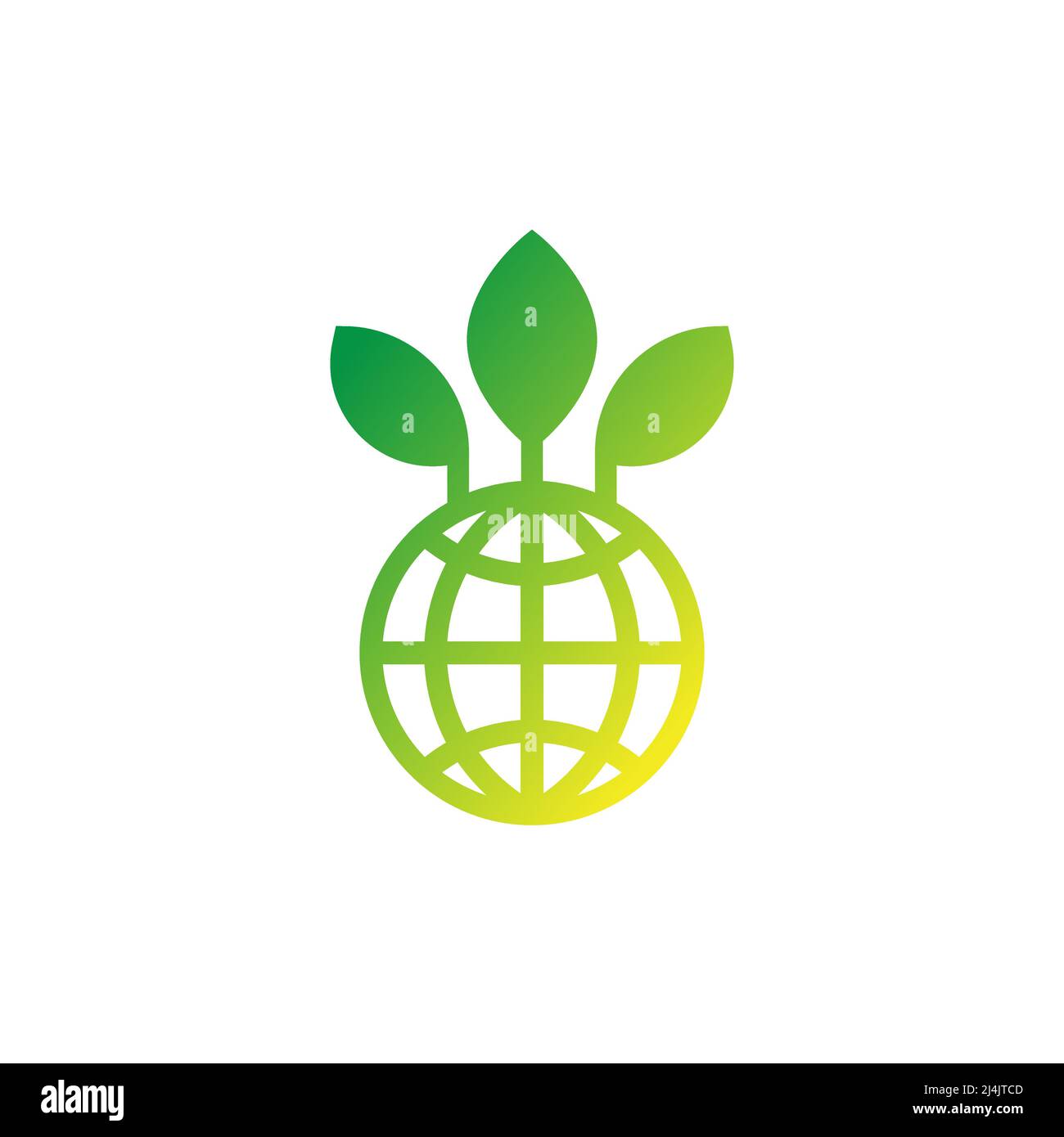 Green earth icon on white Stock Vector Image & Art - Alamy