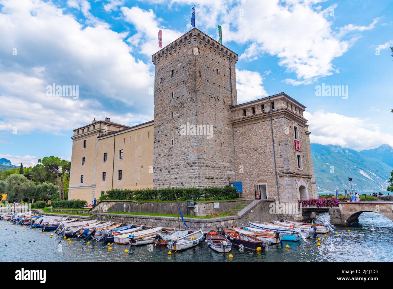 castle at Riva del Garda in Italy Stock Photo - Alamy