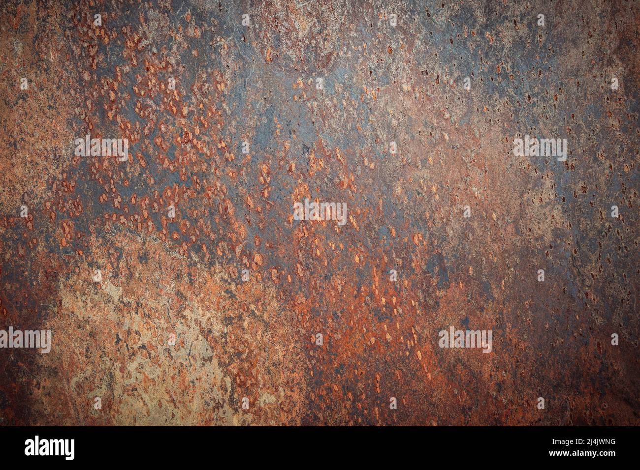 Rusty metal surface background with grunge peeled texture Stock Photo ...