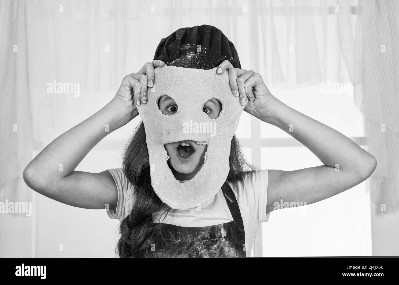 kid having fun while cooking, kitchen Stock Photo - Alamy