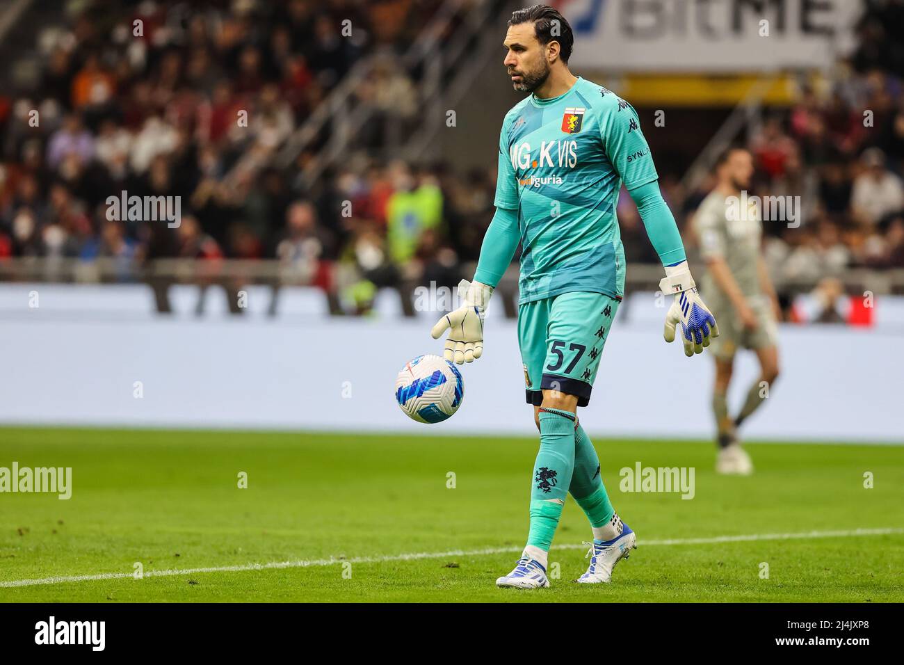Salvatore Sirigu of Genoa CFC in action during the Serie A 2021/22 ...