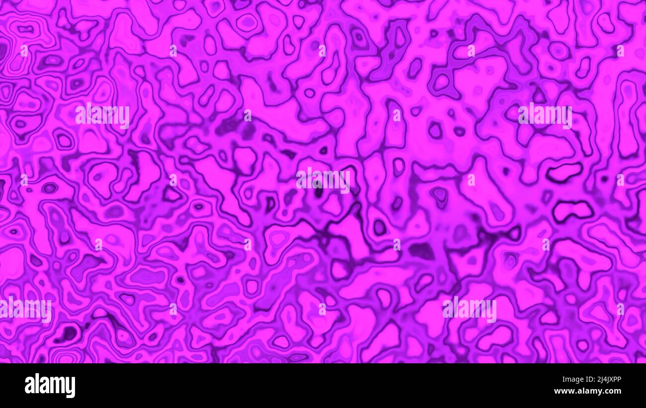 Abstract 3d liquid texture of pink color, seamless loop. Design. Bright ...