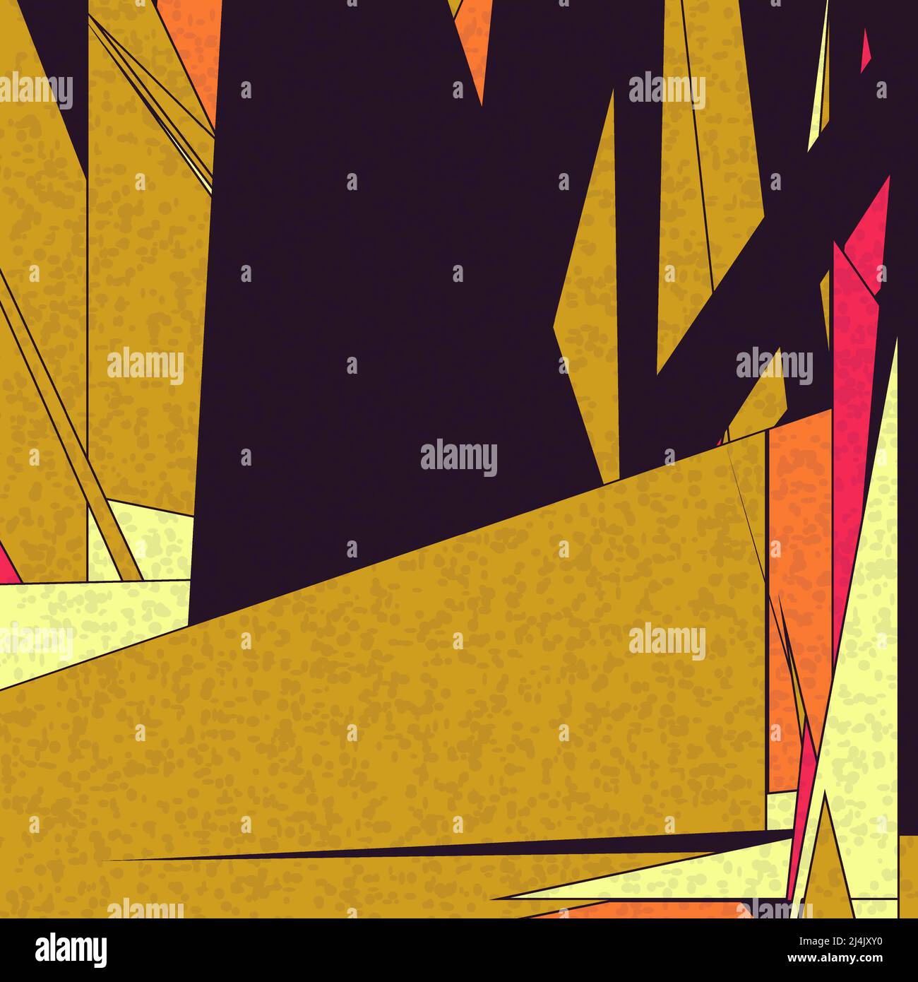 Piet Mondrian Style Computational Generative Art background ...