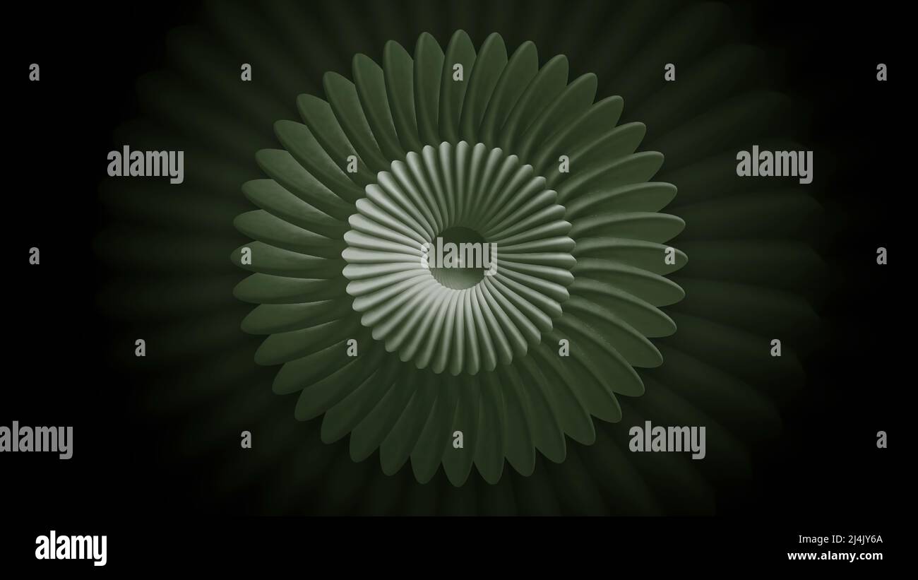 A bright spiral. Motion. The spring, which is twisted like a flower ...