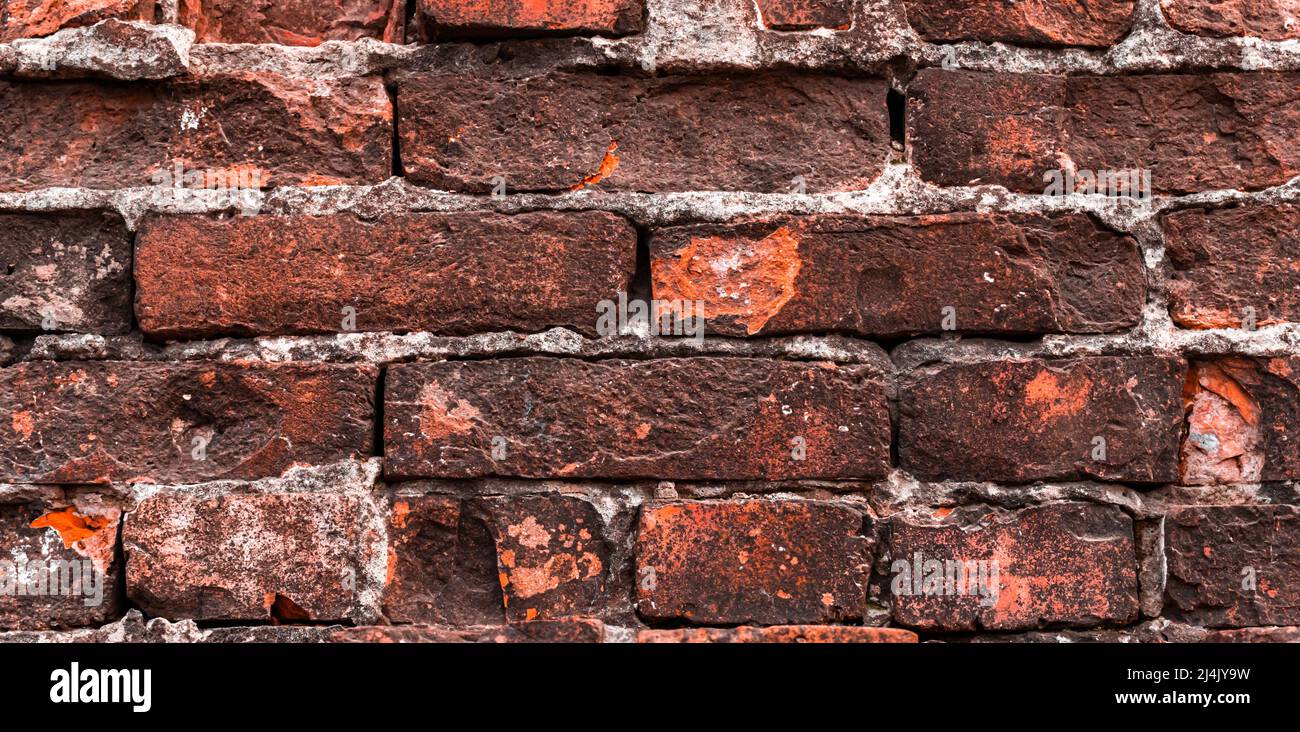 Burden brick wall background. High detailed texture and pattern ...