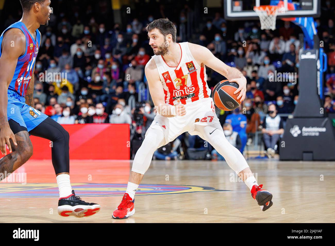 BARCELONA - MAR 18: Stefan Markovic in action during the Turkish ...