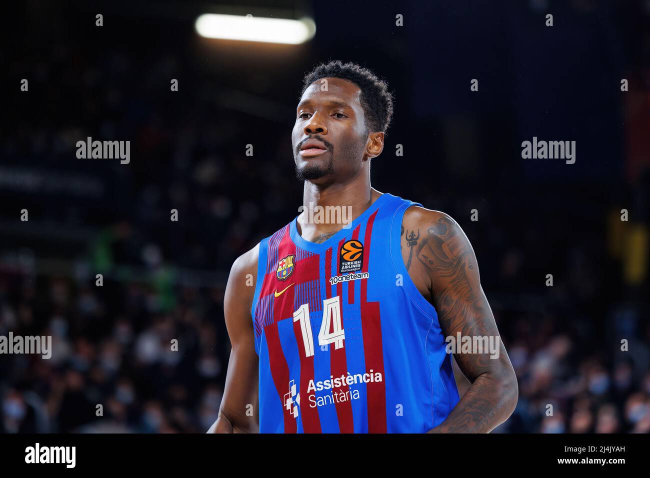 BARCELONA - MAR 18: Nigel Hayes in action during the Turkish Airlines ...