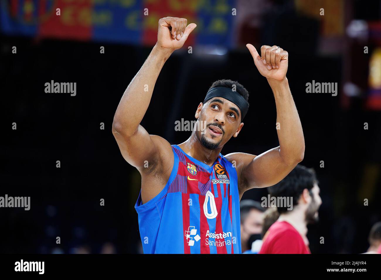 BARCELONA - MAR 18: Brandon Davies in action during the Turkish ...