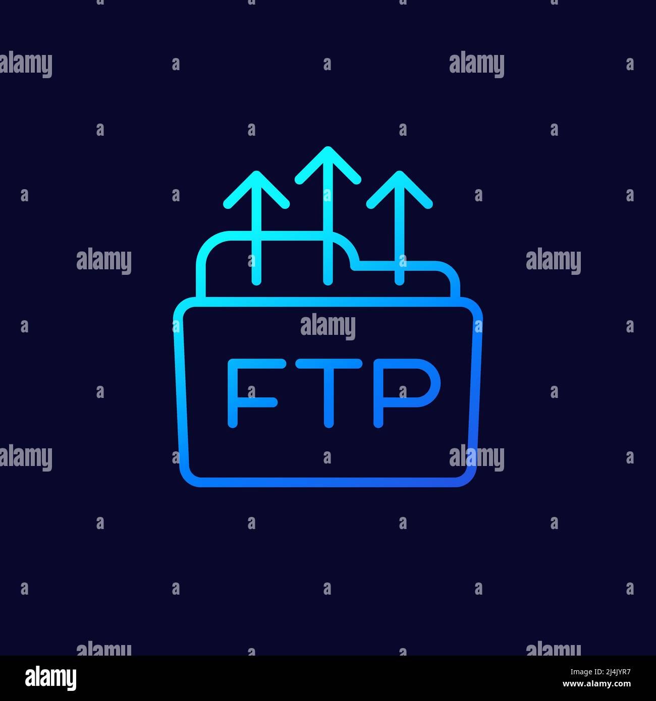 Line folder file arrow Stock Vector Images - Alamy