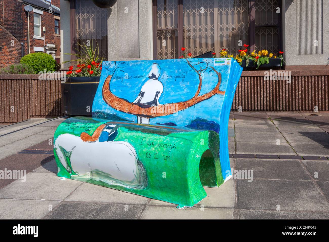 Chorley town centre book bench trail 2022 hi-res stock photography and ...