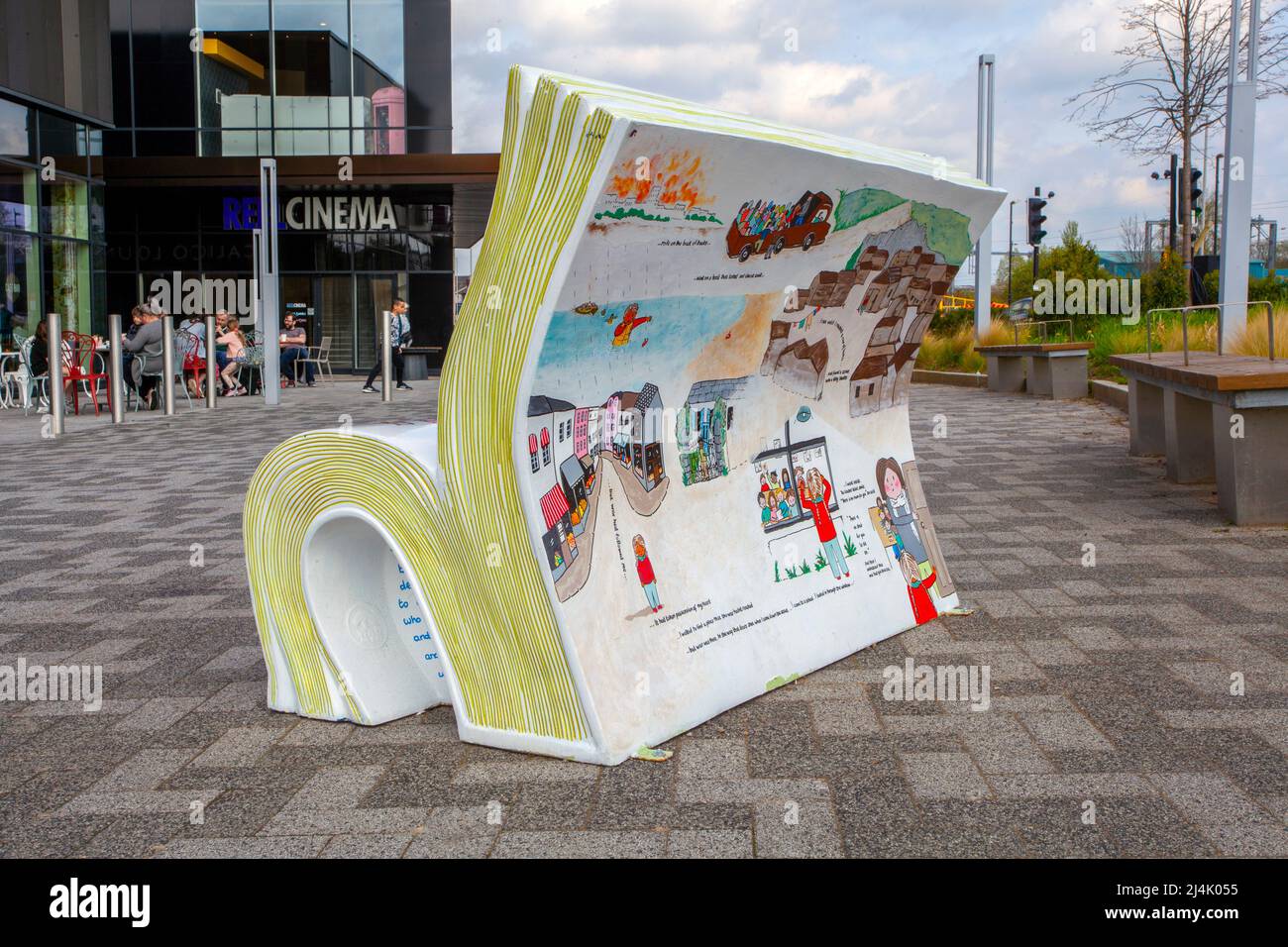 The Day War Came by Nicola Davies Chorley Town Centre, Book Bench Trail ...